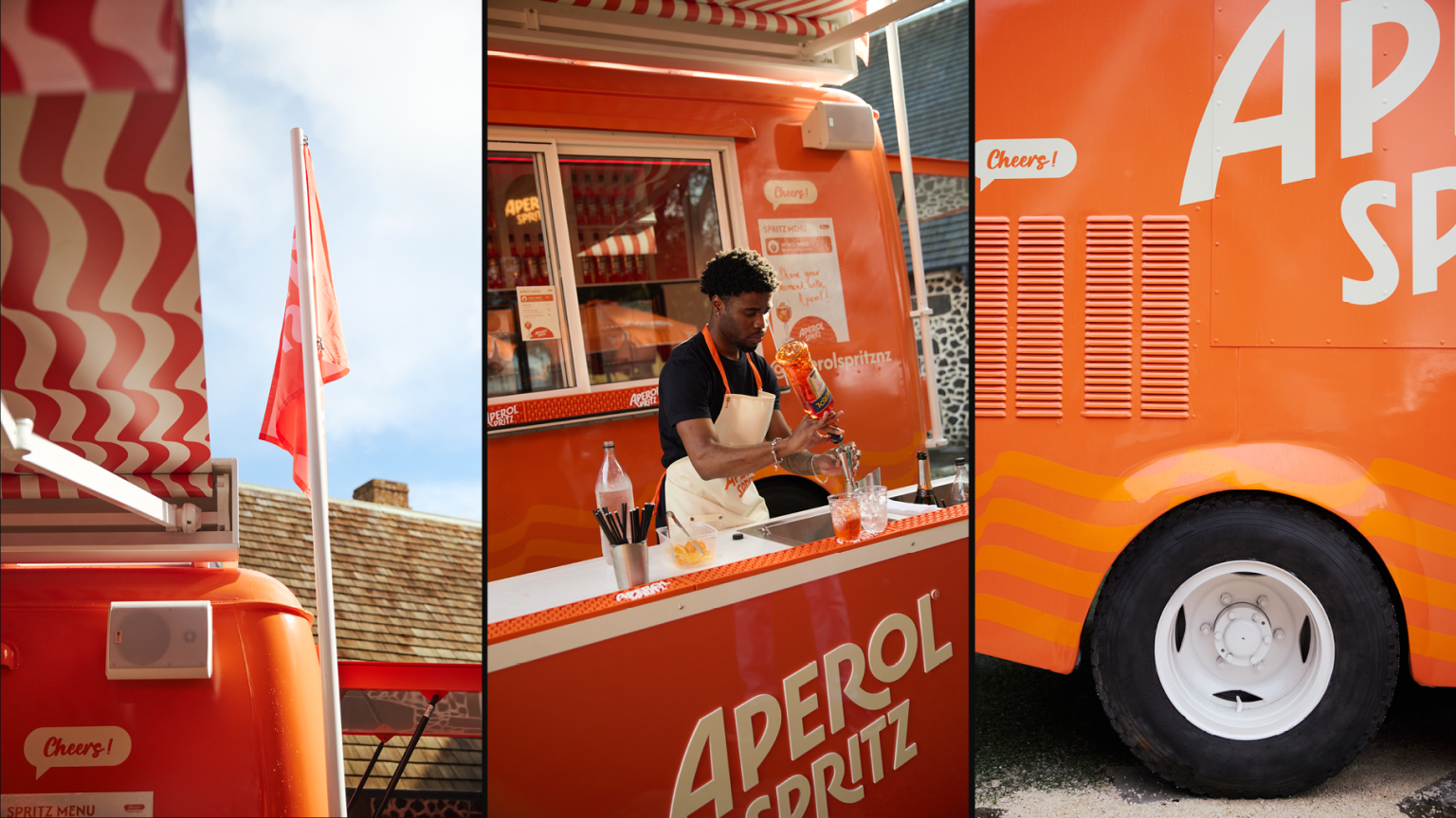 Aperol Spritz Promotional Vehicle - Three Sixty